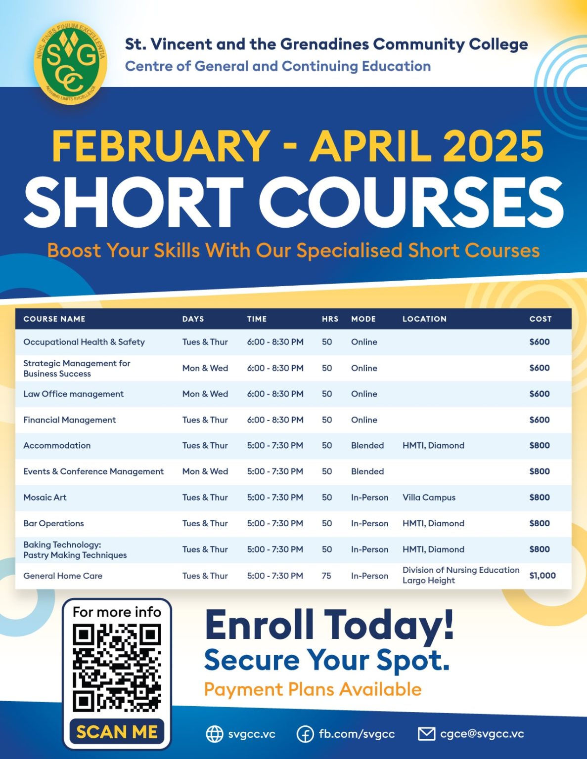 SVGCC – St. Vincent and the Grenadines Community College