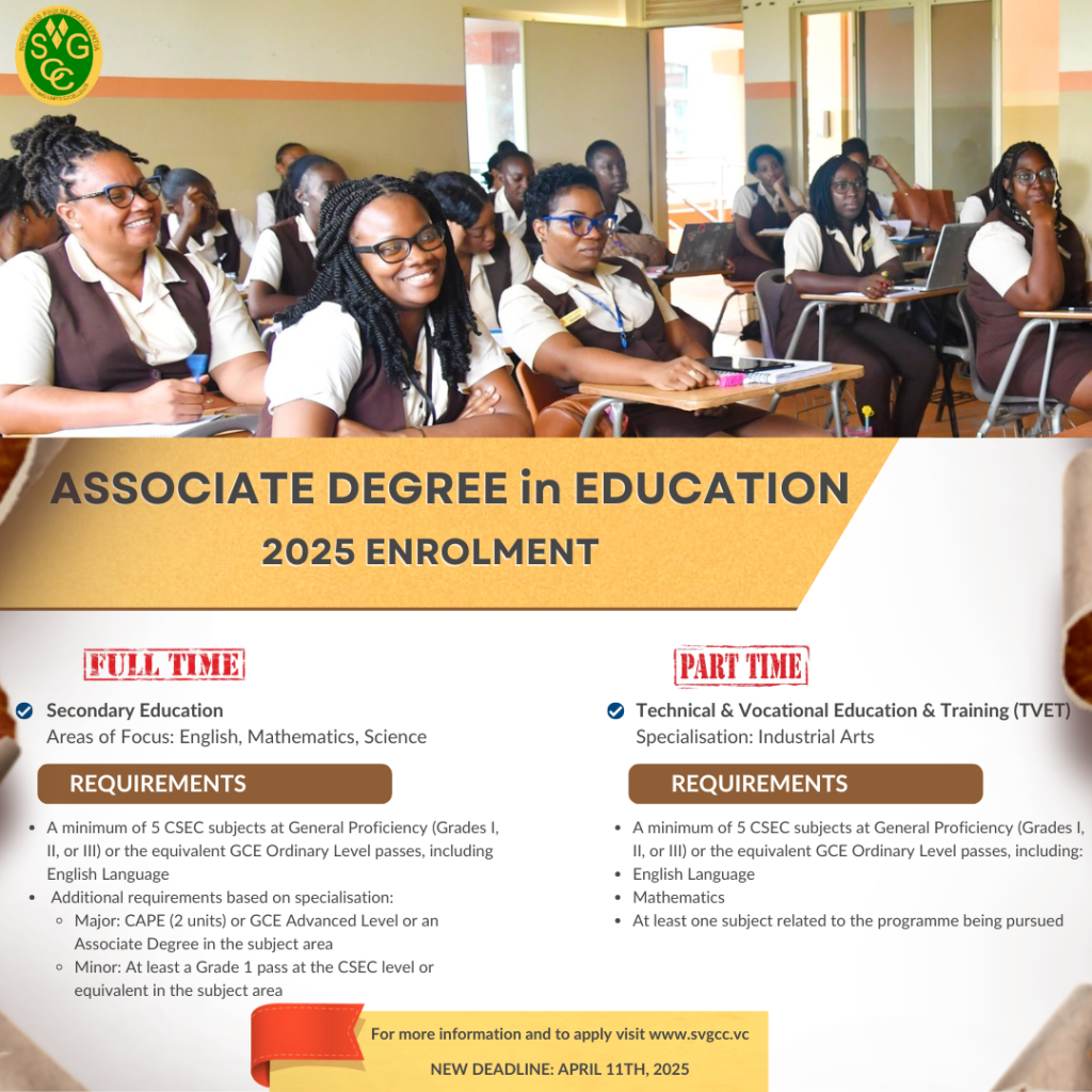 SVGCC – St. Vincent and the Grenadines Community College